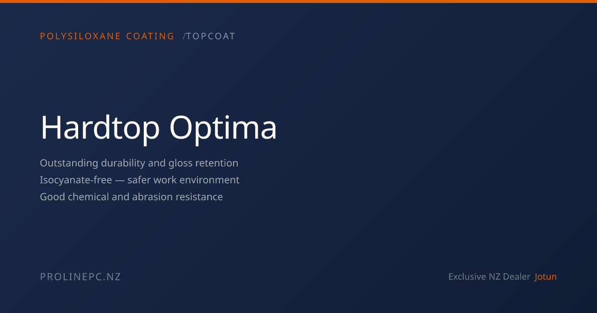 Hardtop Optima — Polysiloxane Coating | Proline Protective Coatings
